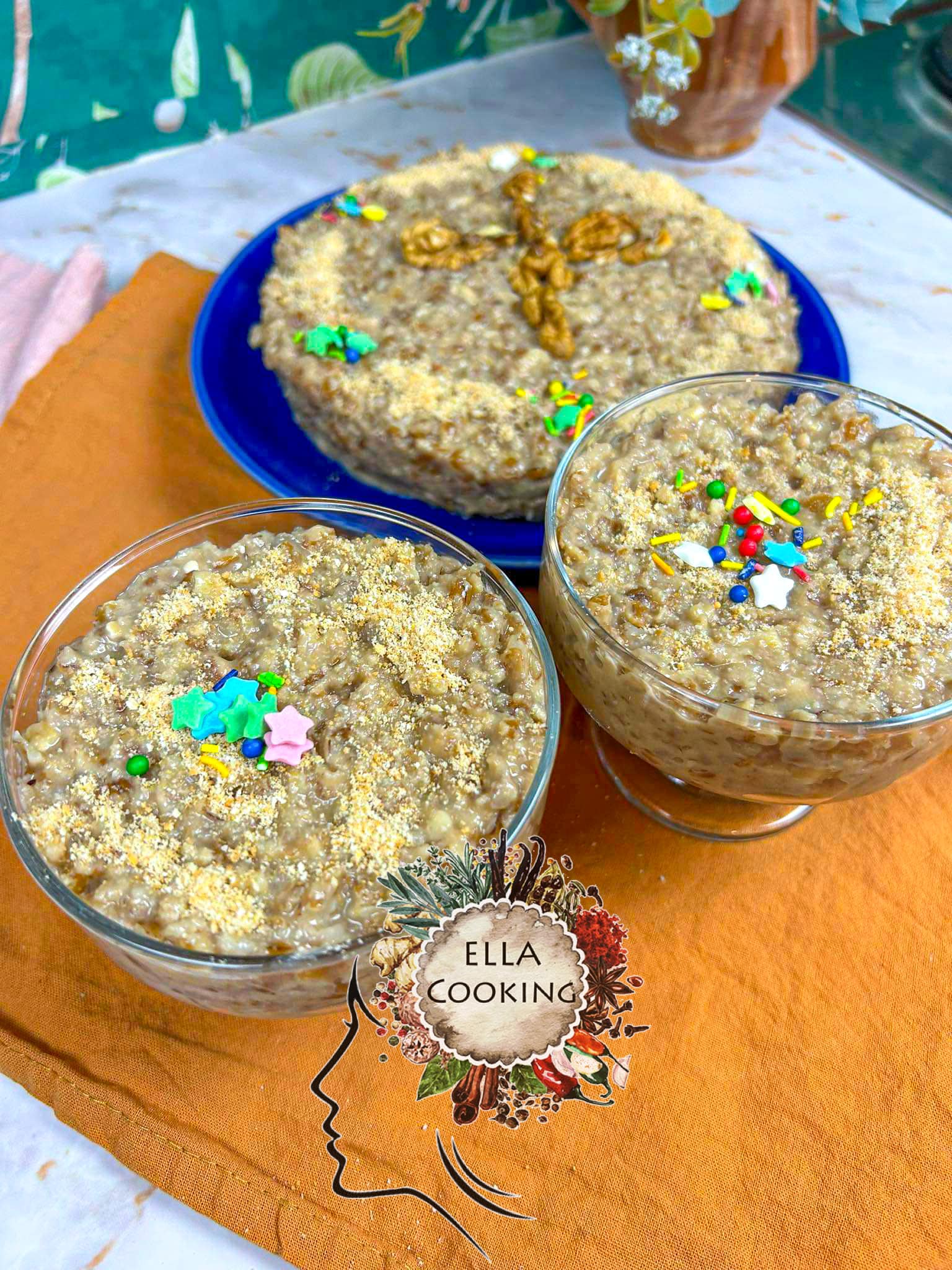 Coliva cu nuca reteta simpla. – Ella Cooking