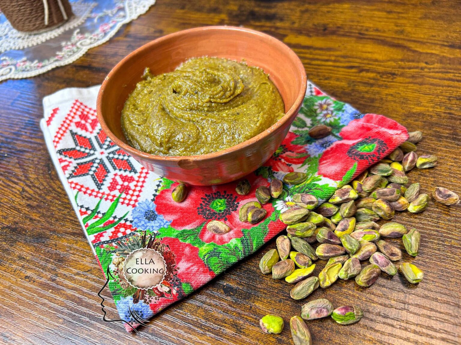 Pasta fistic reteta explicata pas cu pas. - Ella Cooking